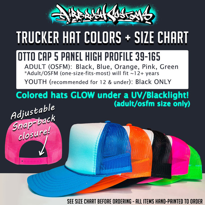 Airbrush Hats & Caps | AirbrushCustoms.net – Airbrush Customs